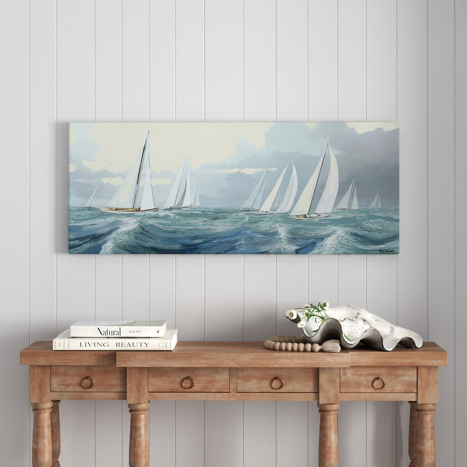 Beachcrest Home™ Sail Ho On Canvas Print | Wayfair